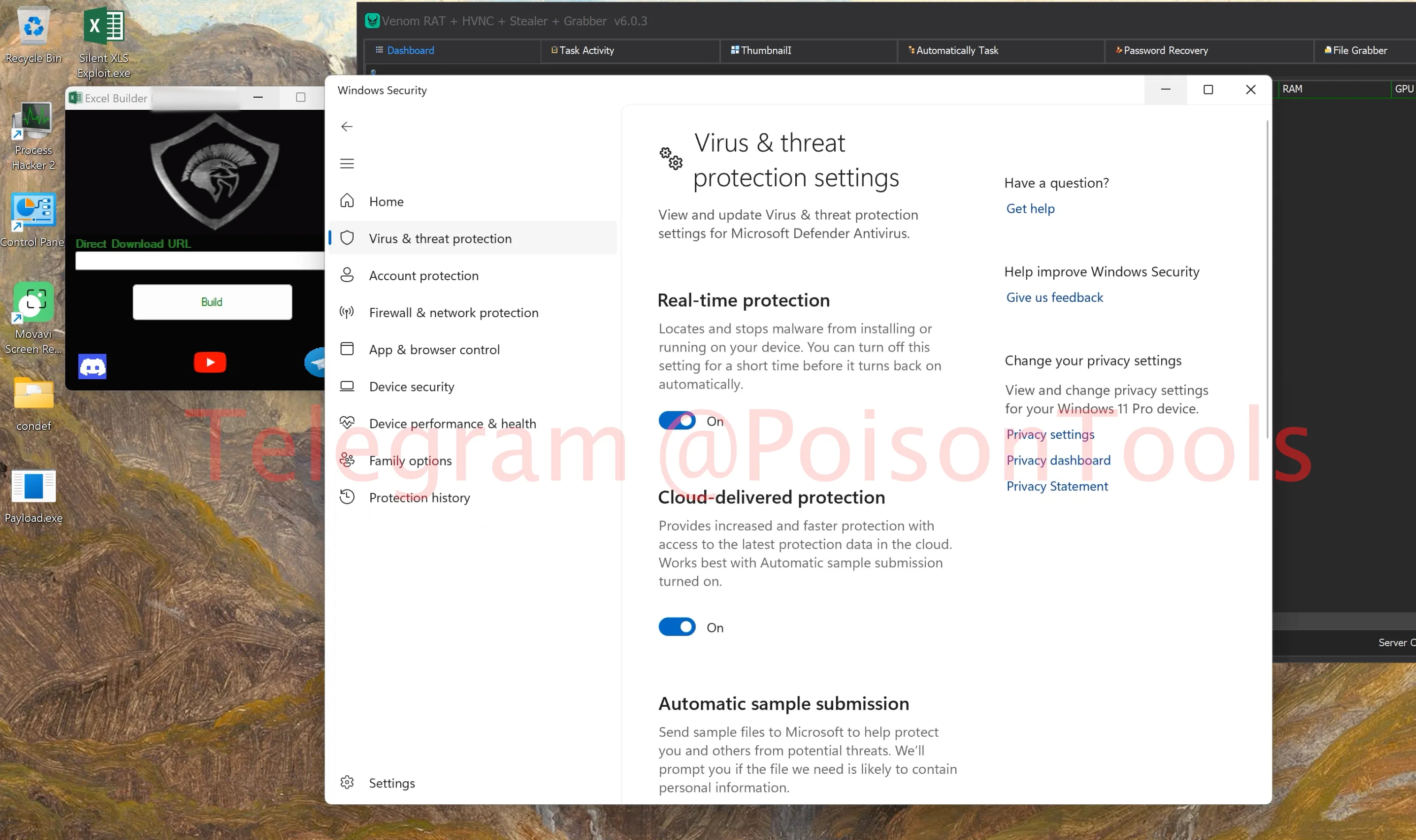 Silent XLS Exploit - FUD XLS Exploit - @PoisonTools on Vimeo
