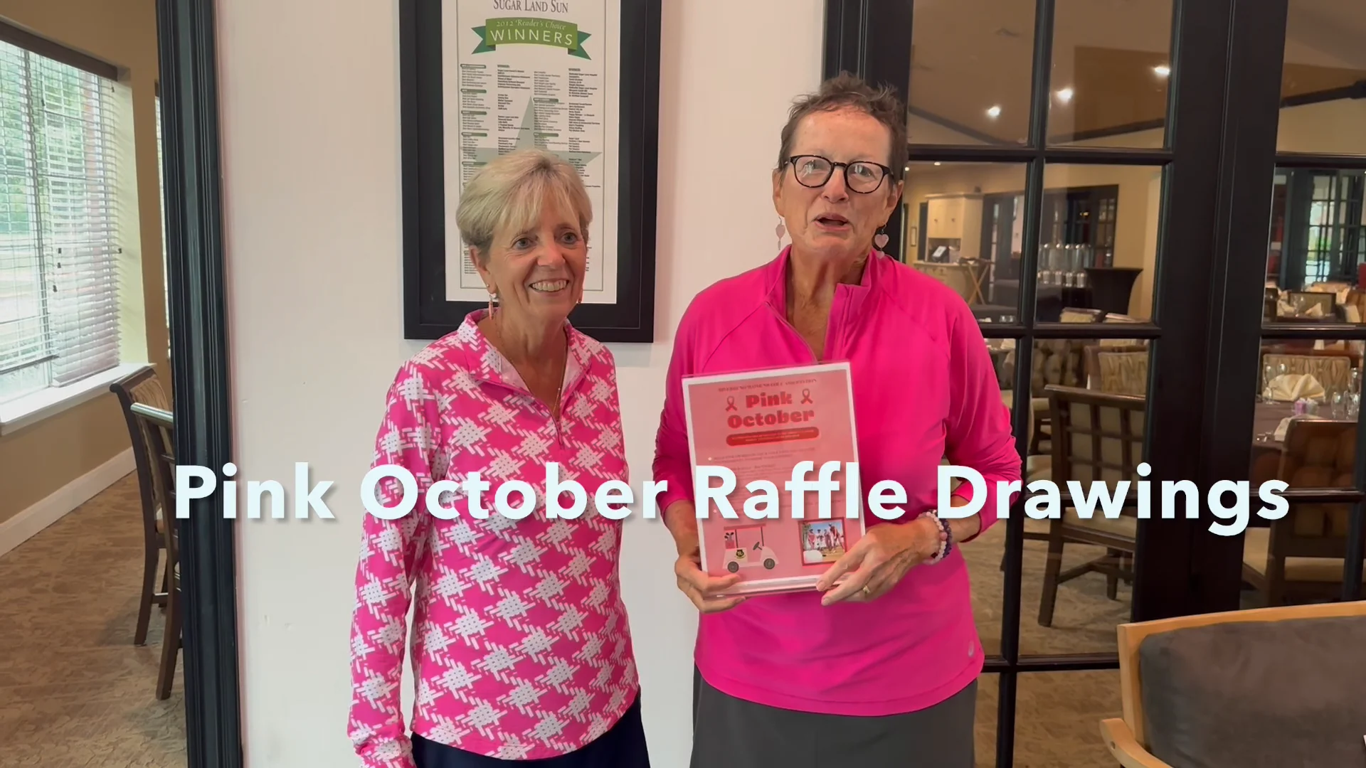 Pink October Raffle Drawings! on Vimeo