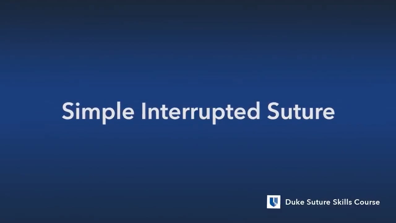Simple Interrupted Suture - Learn Suture Techniques by Dr Zenn