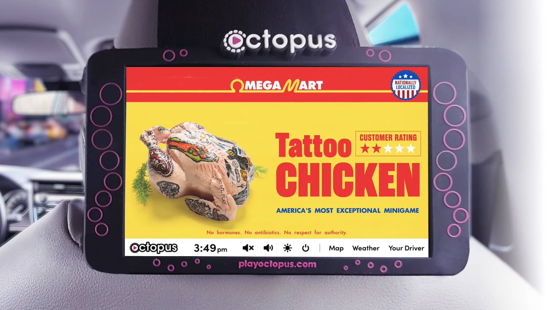 Meow Wolf Omega Mart Tattoo Chicken on Vimeo