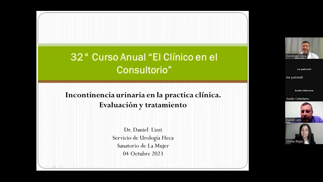Incontinencia urinaria en la práctica clínica. Evaluación y tratamiento ...