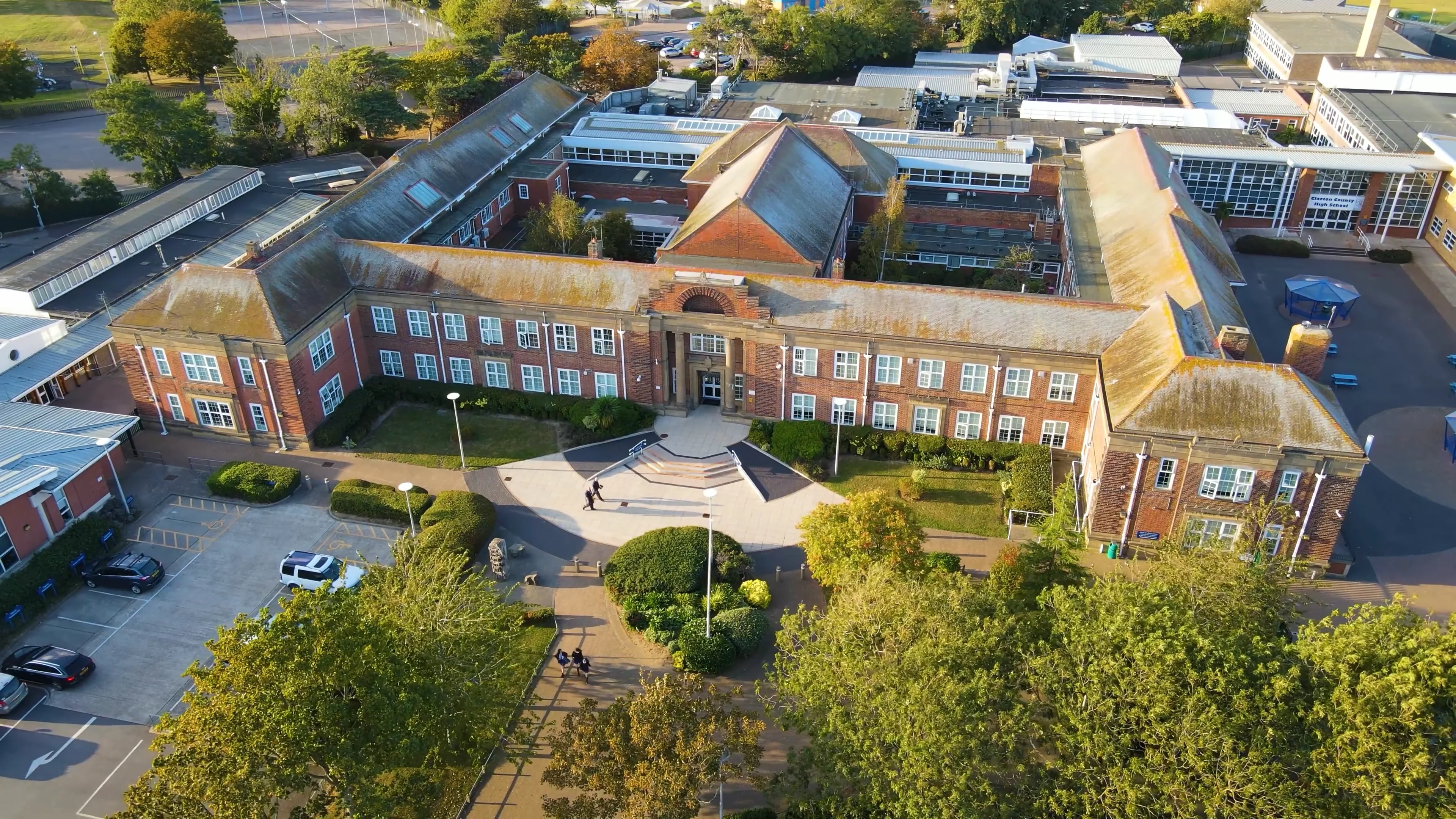 Clacton County High School By Air