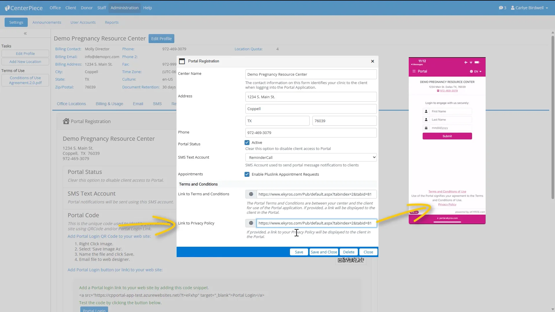 Portal Setup and Administration on Vimeo