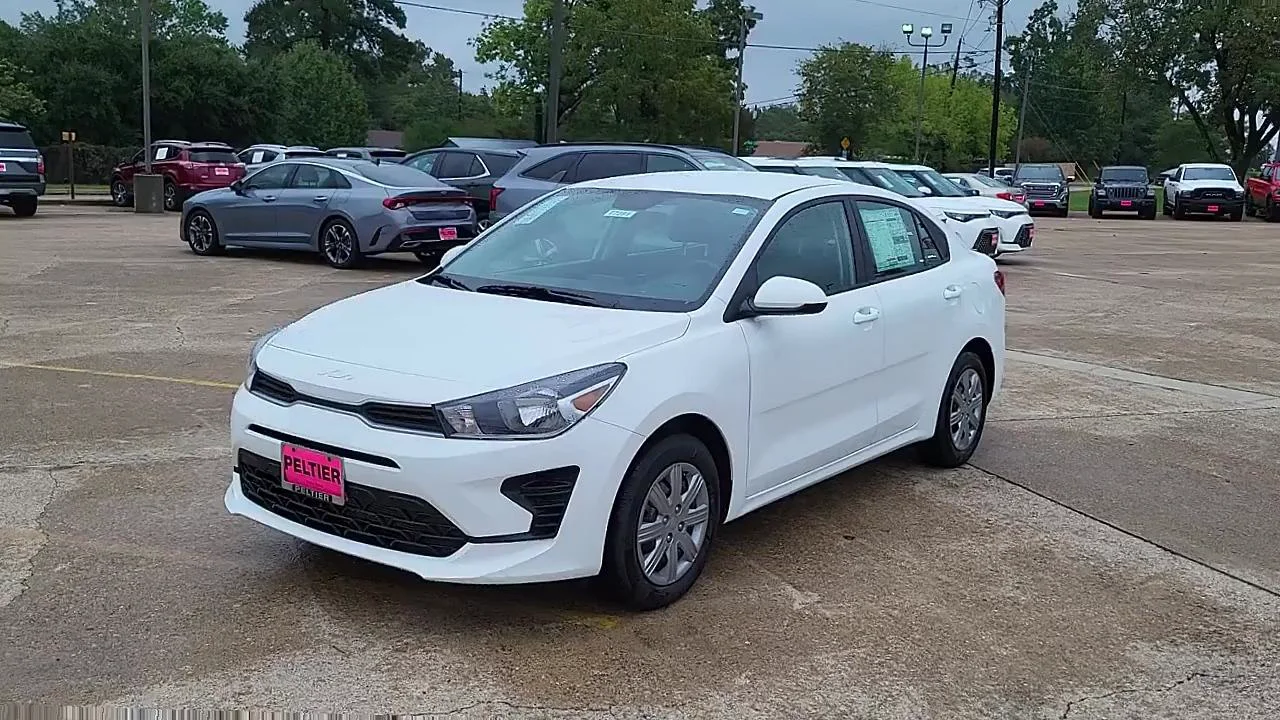 NEW 2023 KIA RIO S IVT at Peltier KIA of Tyler (NEW) #T7281 on Vimeo