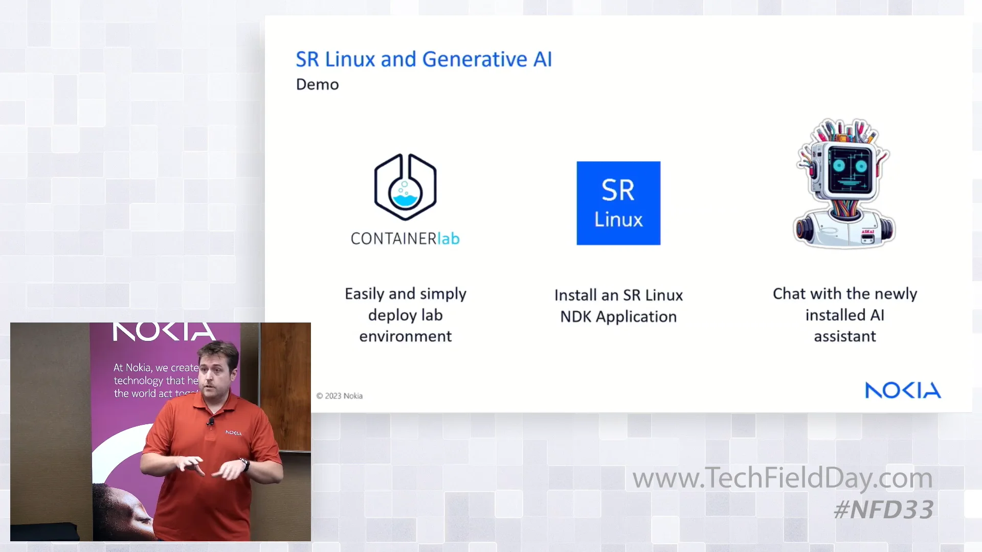 Nokia SR Linux and Generative AI Combine for Network AIOps on Vimeo