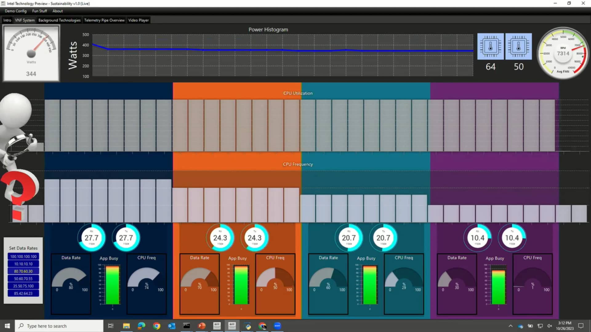 Intel Demo Achieving Power Savings for Comms Workloads Using Localized ...