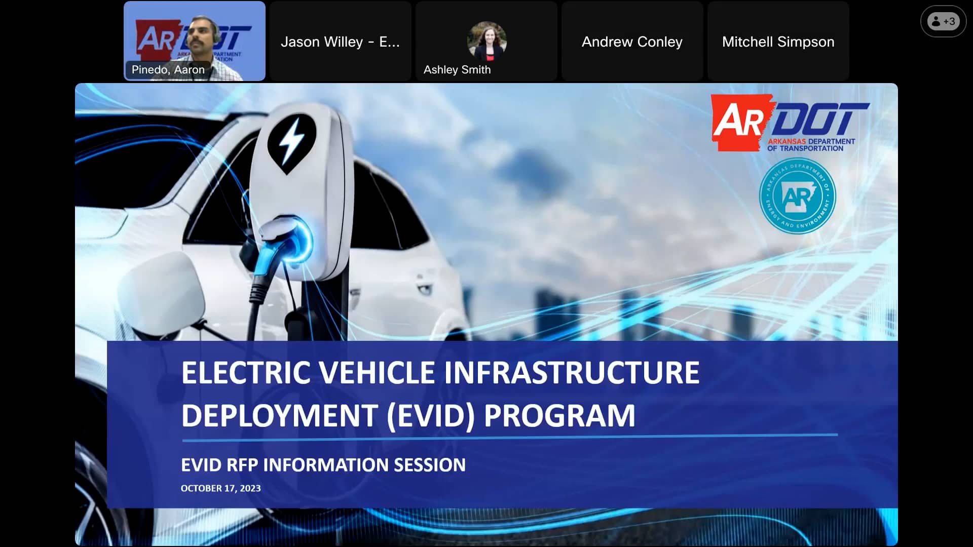ARDOT EVID Program RFP Information Session 2-20231017 on Vimeo