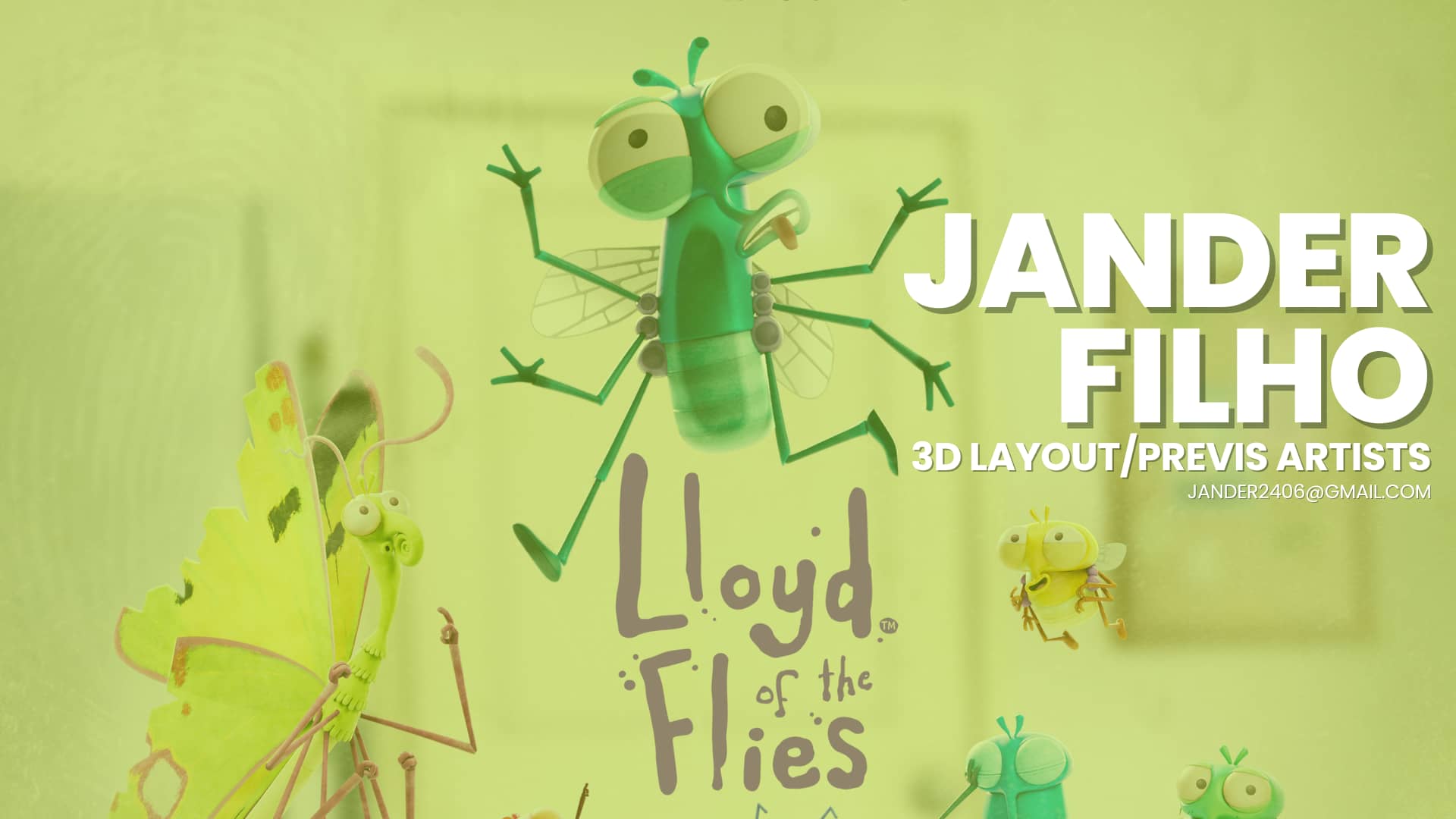 3D Layout Reel: Lloyd Of the Flies - Jander Filho on Vimeo