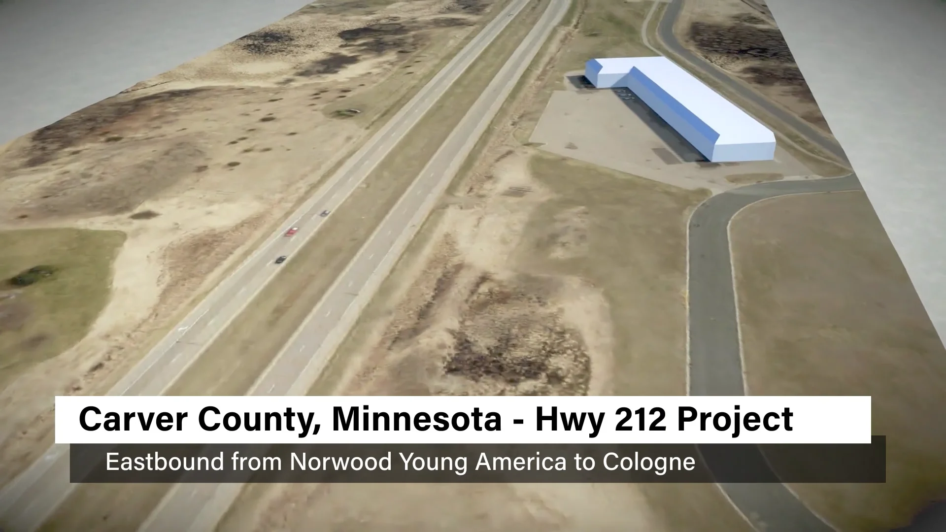 Highway 212 Fly Through - Eastbound