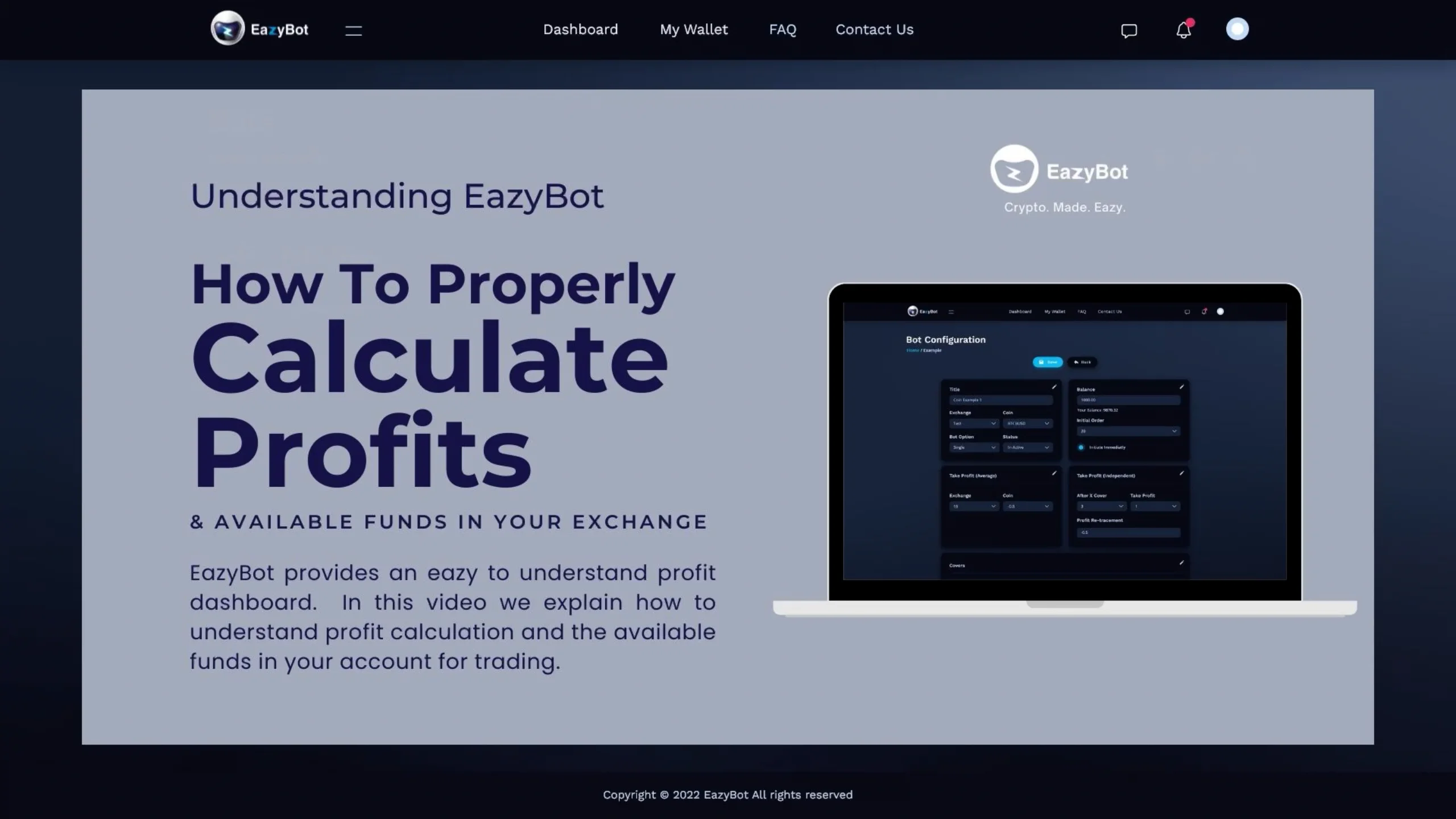 Understanding EazyBot - How To Properly Calculate Profits
