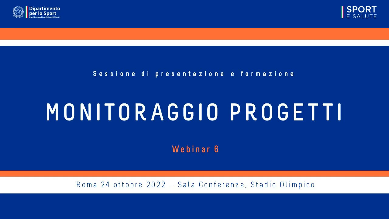 Monitoraggio progetti on Vimeo
