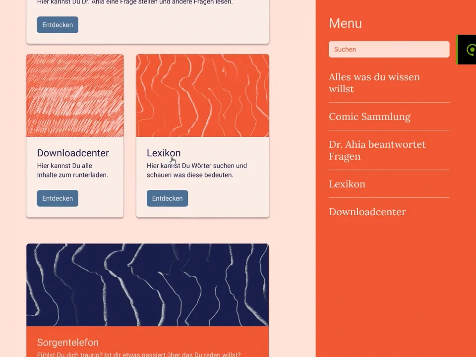 «Herzfroh» Website – Desktop Prototype on Vimeo