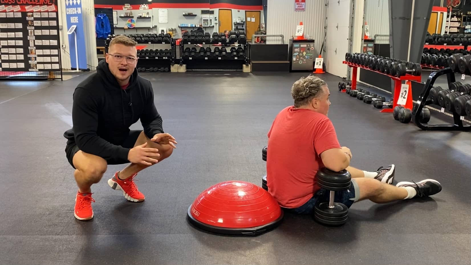 How to SPOT the “BOSU DB CHEST PRESS” on Vimeo