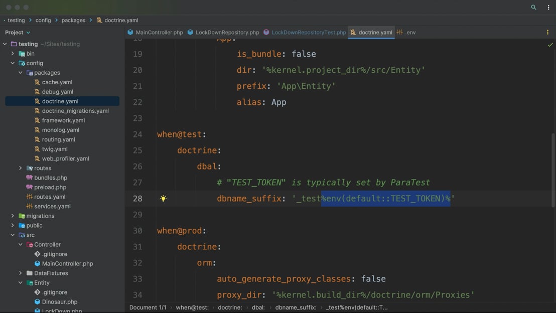 Test Environment Database Setup > PHPUnit: Integration Testing with ... Test Environment Database Setup > PHPUnit: Integration Testing with ...