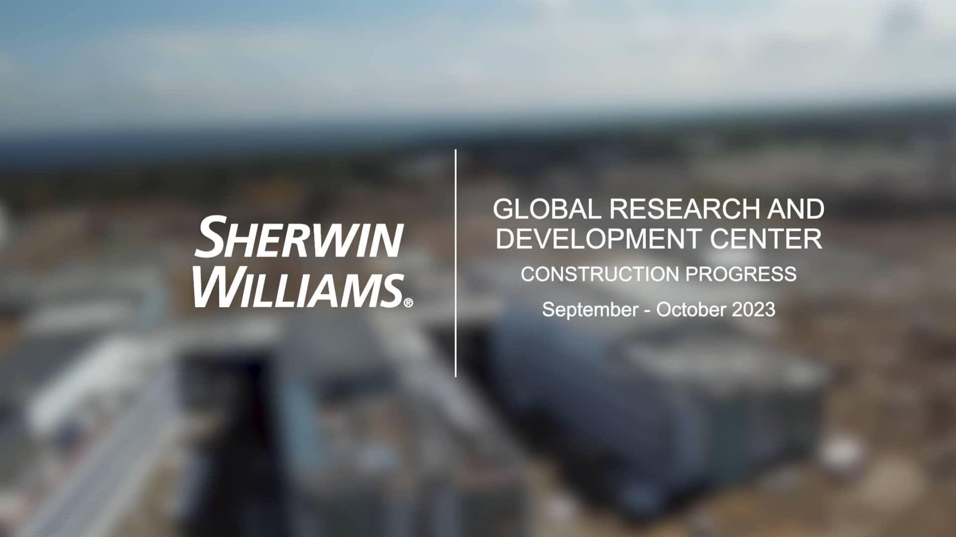 Sherwin-Williams Global Research & Development Center Construction ...