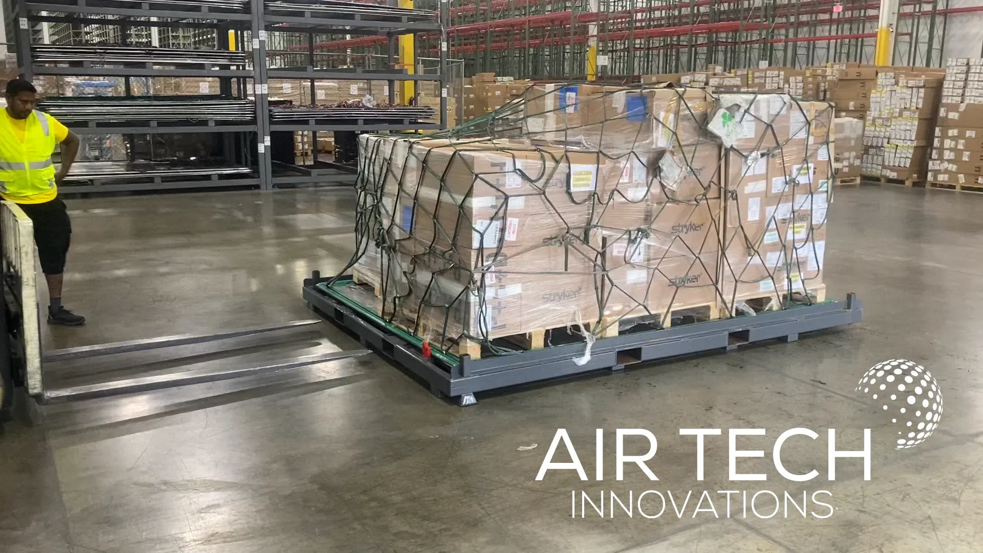 Air Tech Innovations Castor Pallet on Vimeo