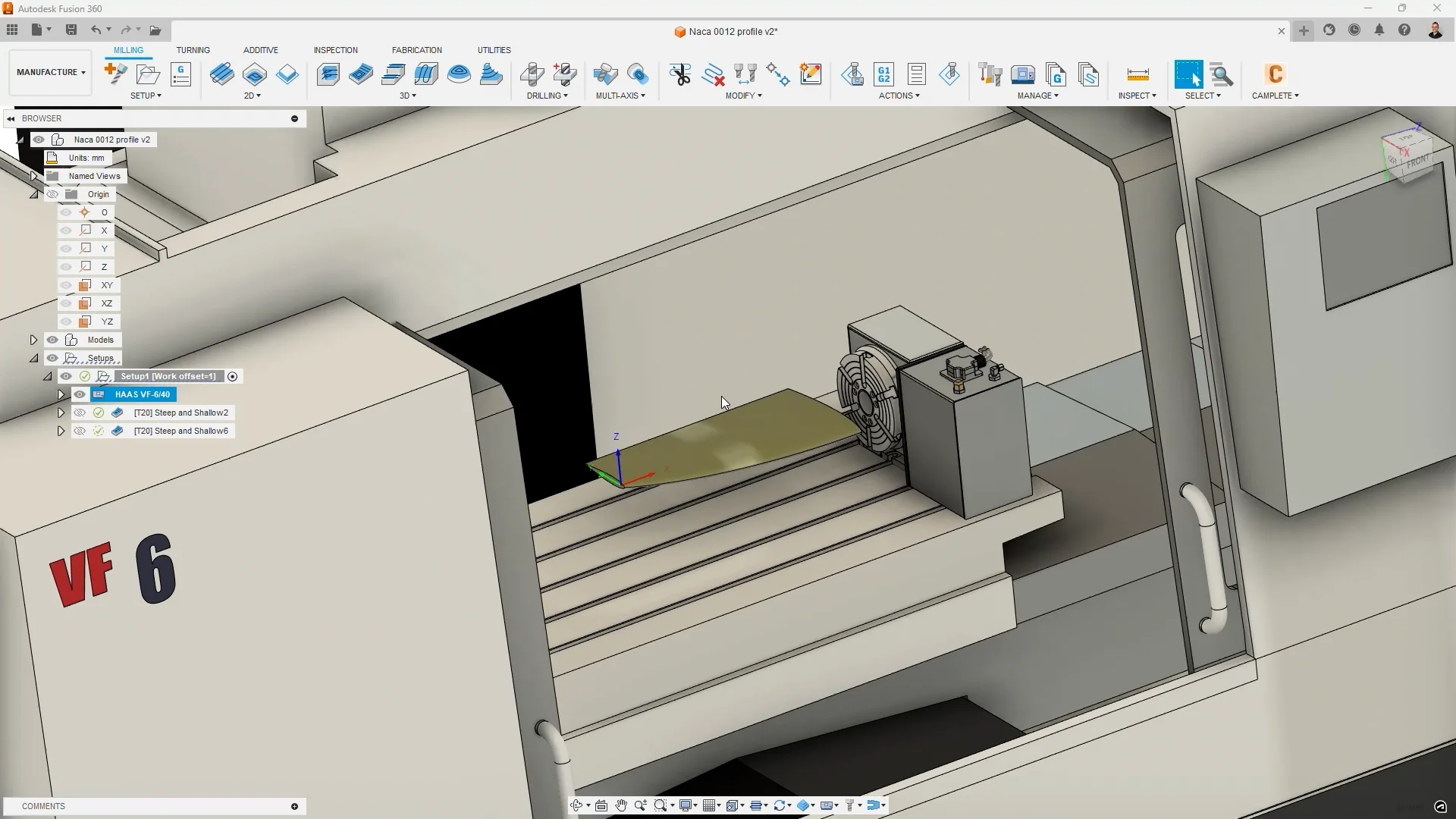 How to generate a 4-axis toolpath from a 3D Surfacing toolpath in Fusion 360 on Vimeo