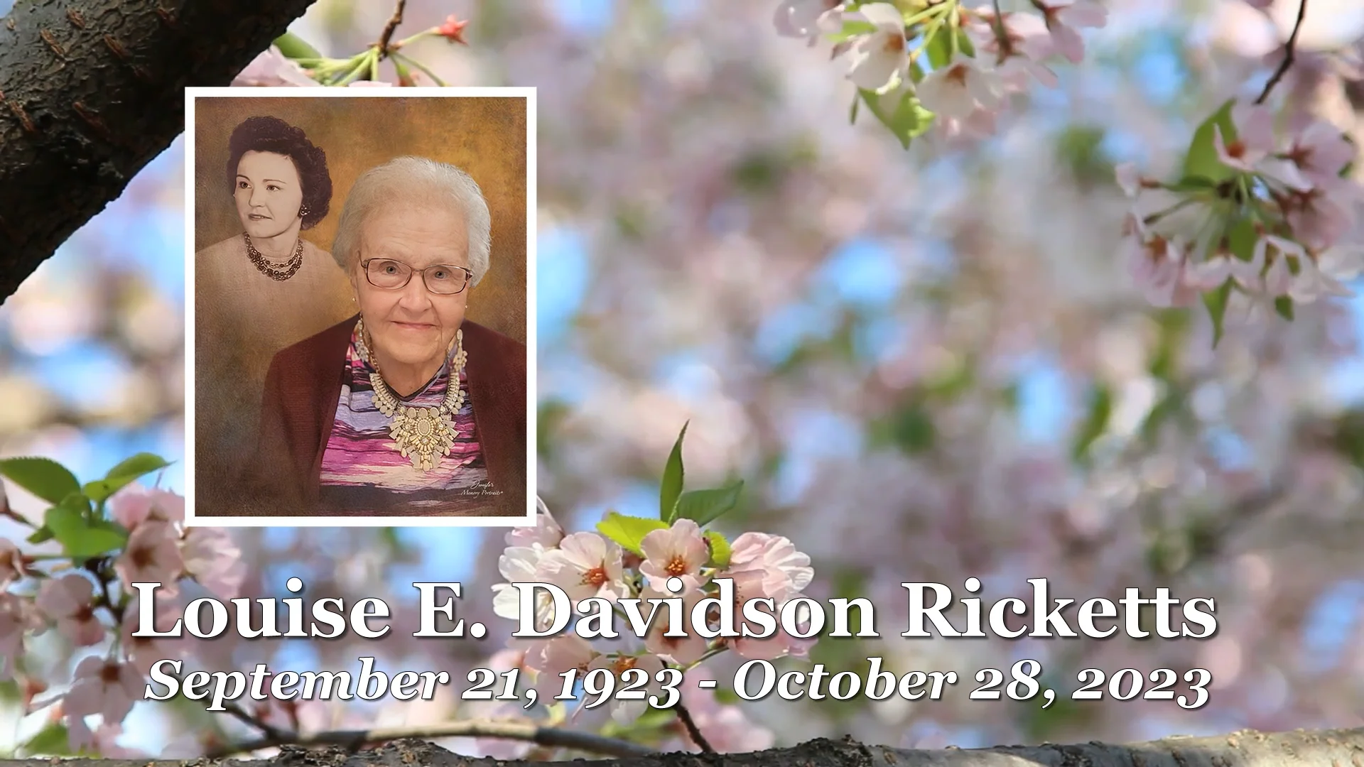 Louise E. Davidson Ricketts - Morgan & Nay Louise Ricketts on Vimeo