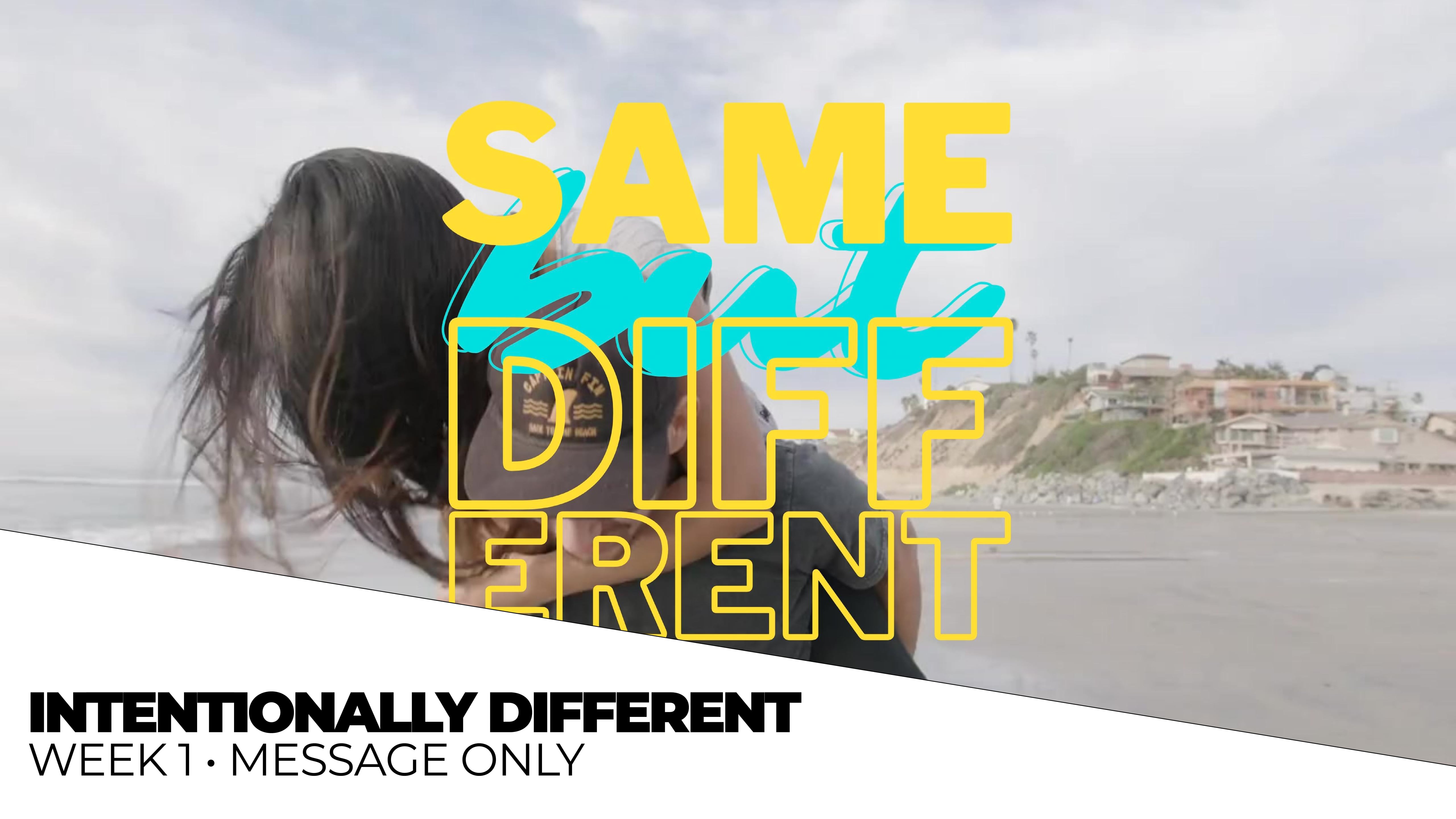 2023.11.05 "Same But Different: Intentionally Different"