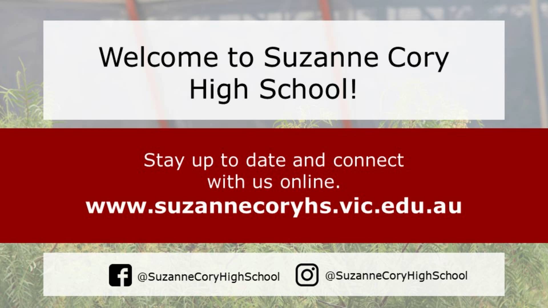 Suzanne Cory High School 2024 Information Night for Yr 9 Students Compressed_Mixied_2 on Vimeo