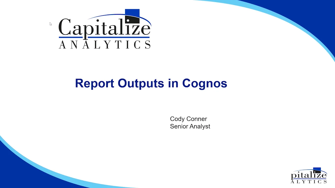 Using A Data Item As A Tab In Cognos Excel Output