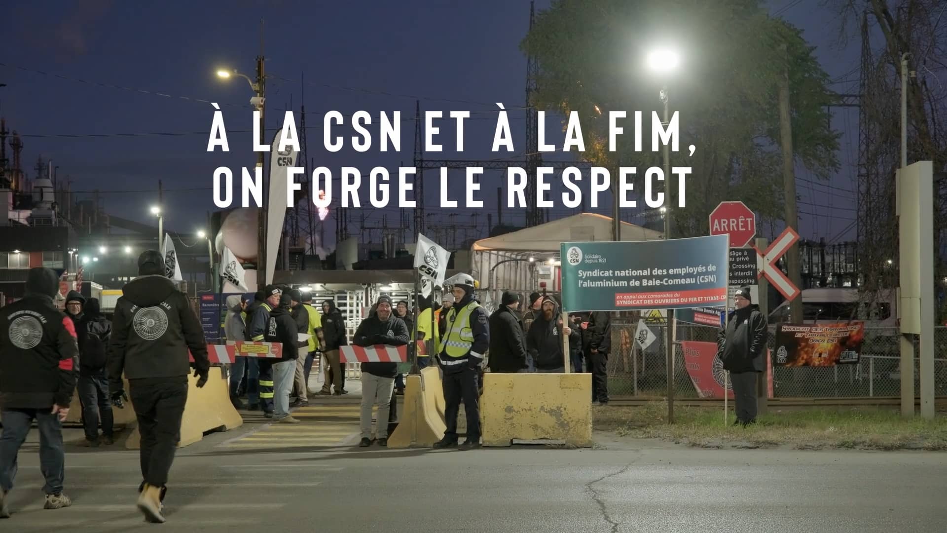 À la CSN et à la FIM, on forge le respect on Vimeo