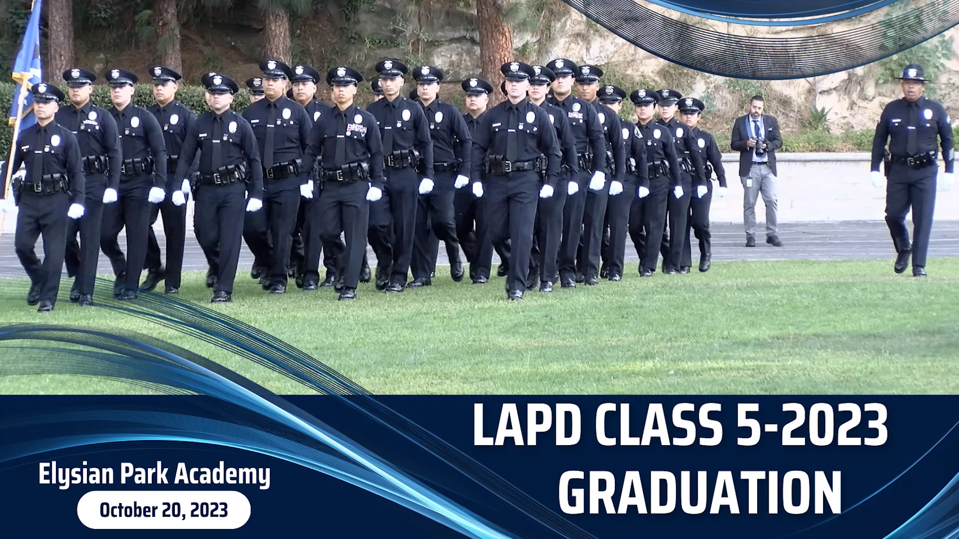 LAPD Recruit Officer Graduation Ceremony for Class 5-23 on Vimeo