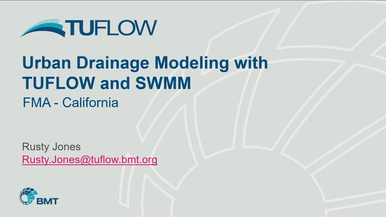 Urban Drainage Modeling with TUFLOW and SWMM | Videos & Movies on Vimeo