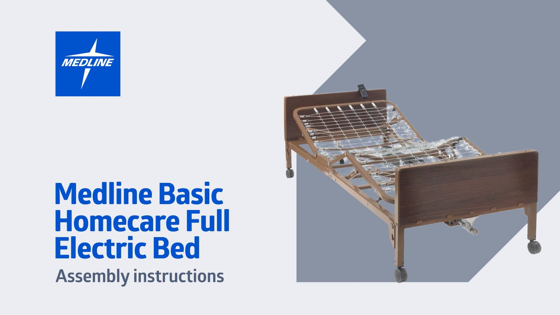 Medline Basic Homecare Full Electric Bed – Assembly Guide on Vimeo