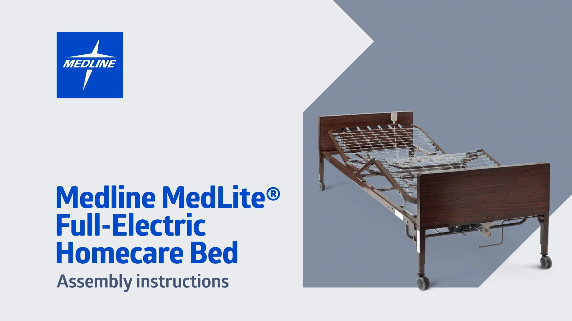 MedLite® Full-Electric Homecare Bed – Assembly Guide