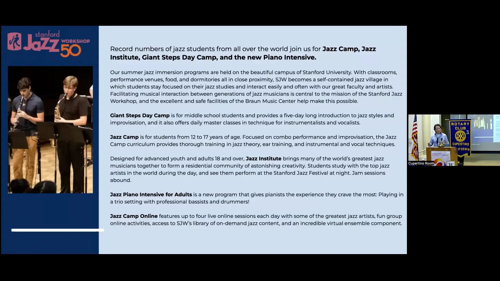 program - stanford jazz by Cory Combs on Vimeo