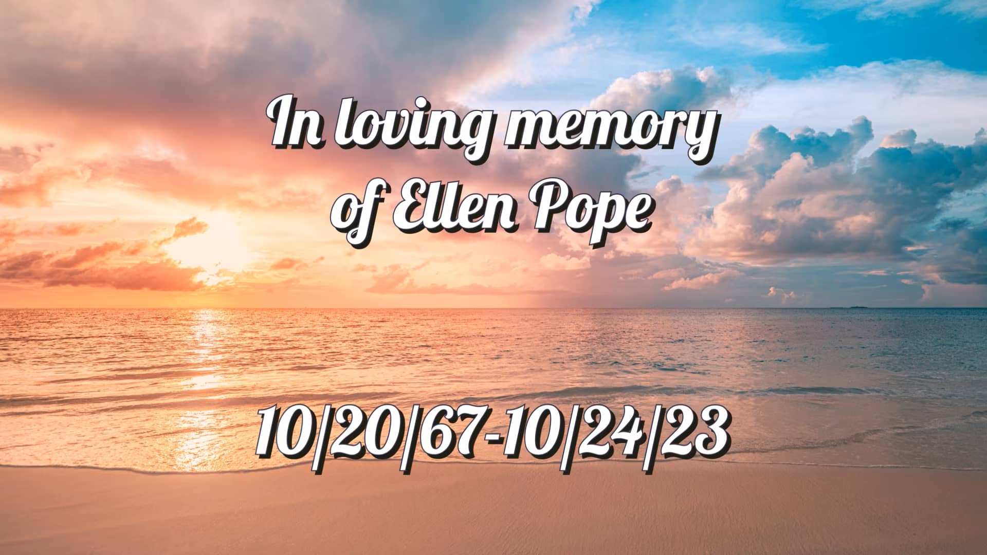 Ellen Pope Celebration of Life Service on Vimeo