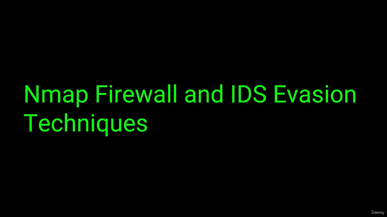 20. Nmap Firewall and IDS Evasion Techniques on Vimeo