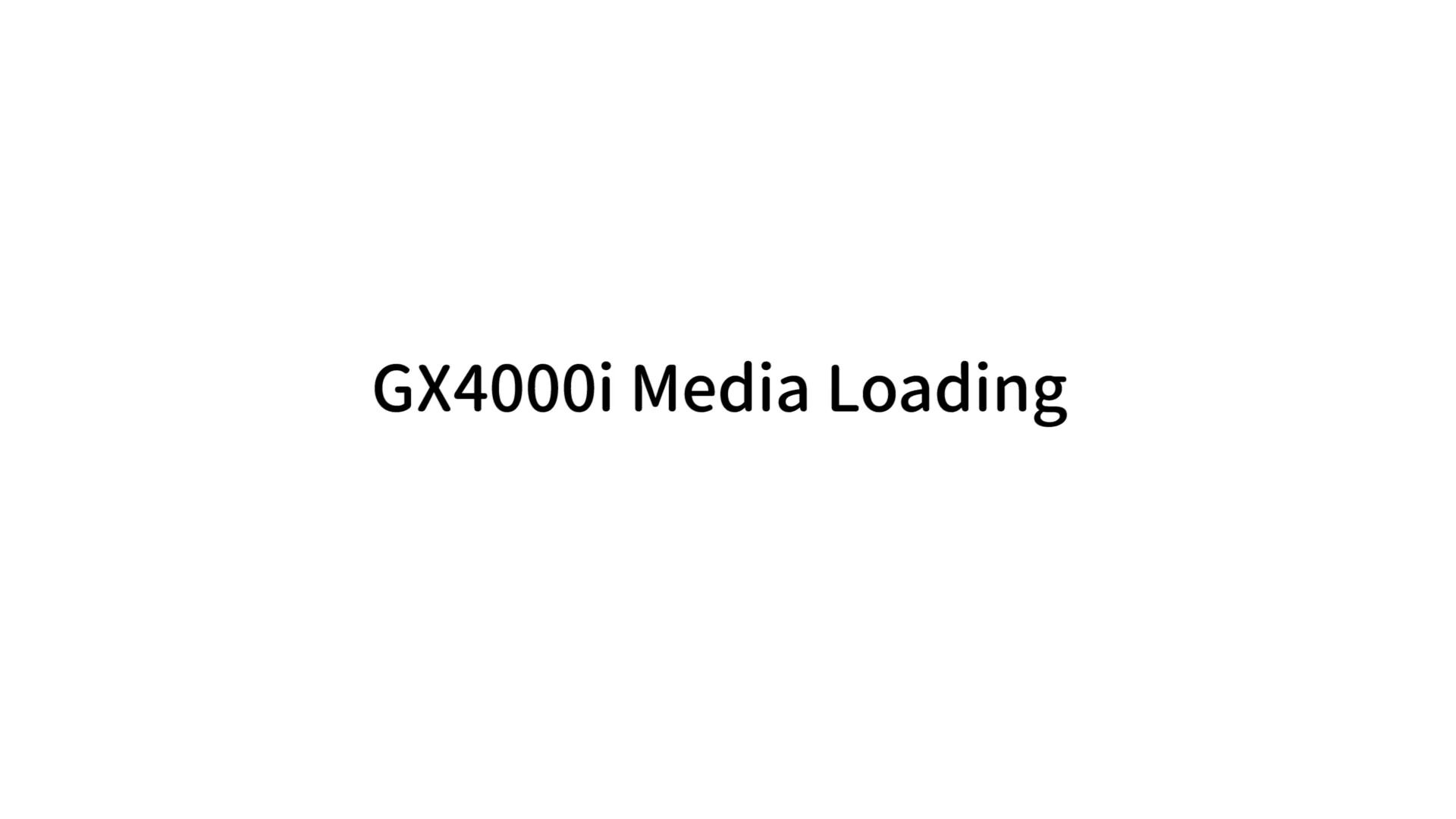 GX4000i Media Loading on Vimeo