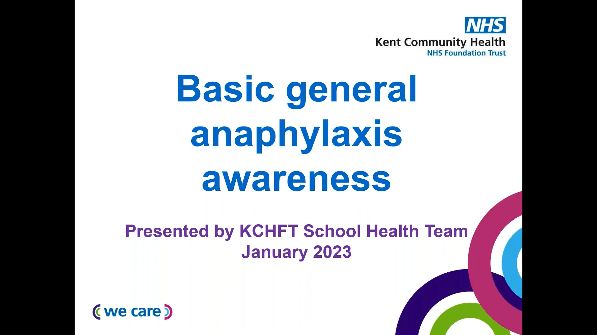 Basic anaphylaxis awareness on Vimeo