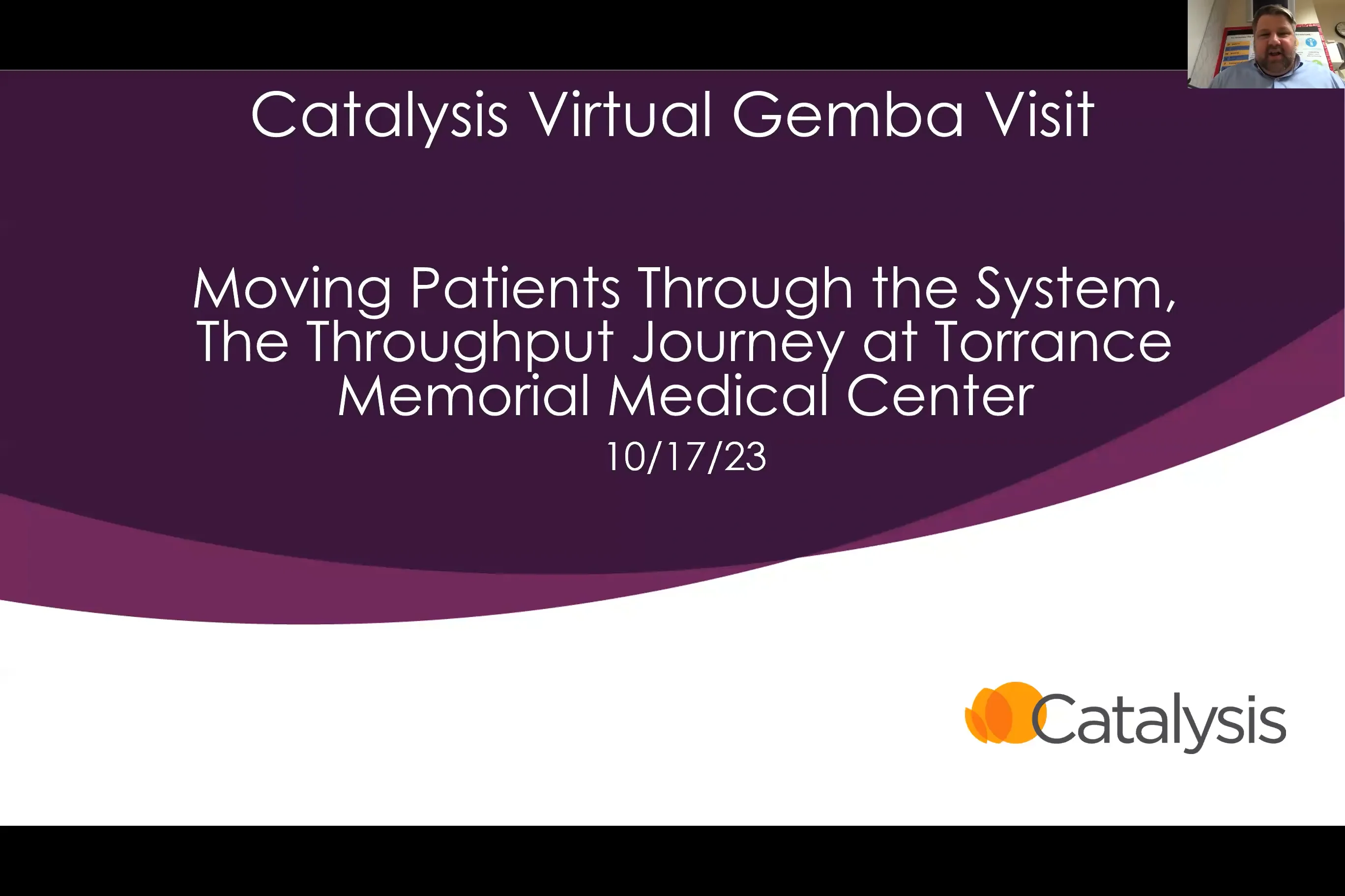 Torrance Memorial Medical Center Virtual Gemba Visit - 10.17.23
