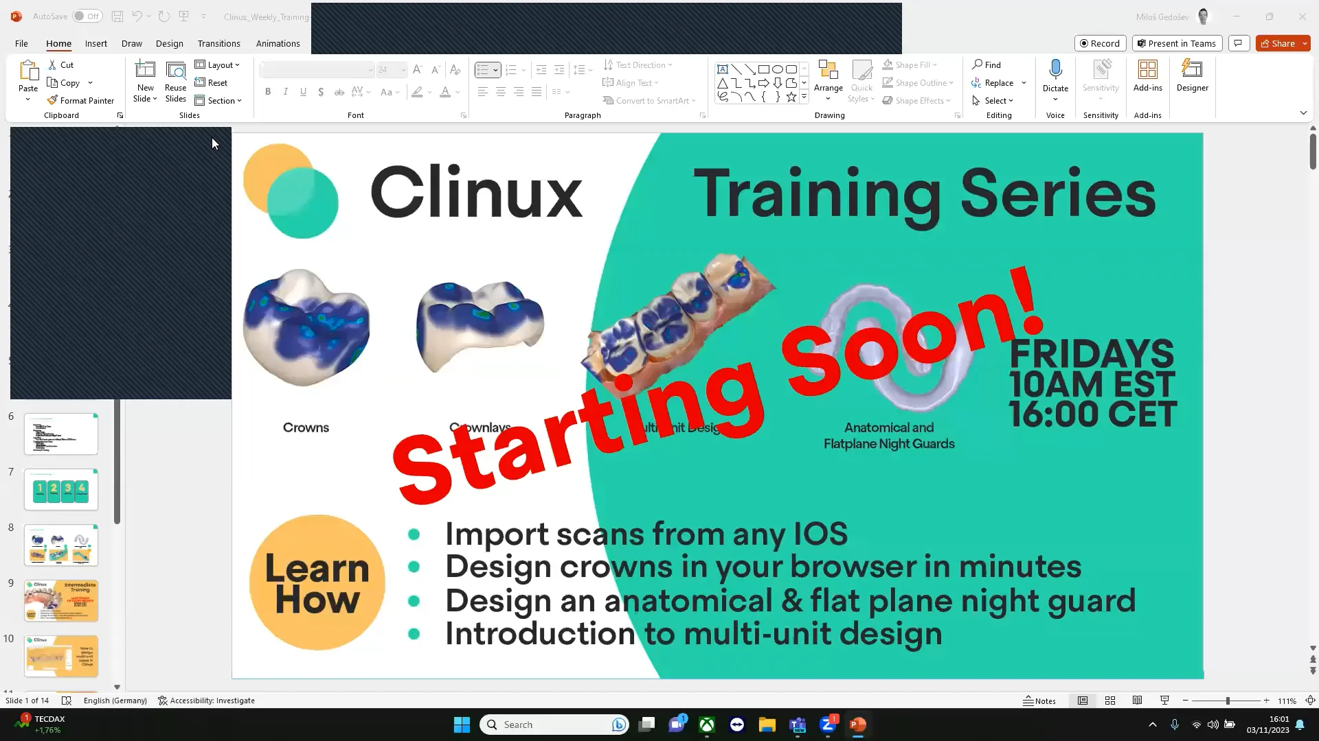 Clinux Basic Training From 11/3/2023 with milos on Vimeo