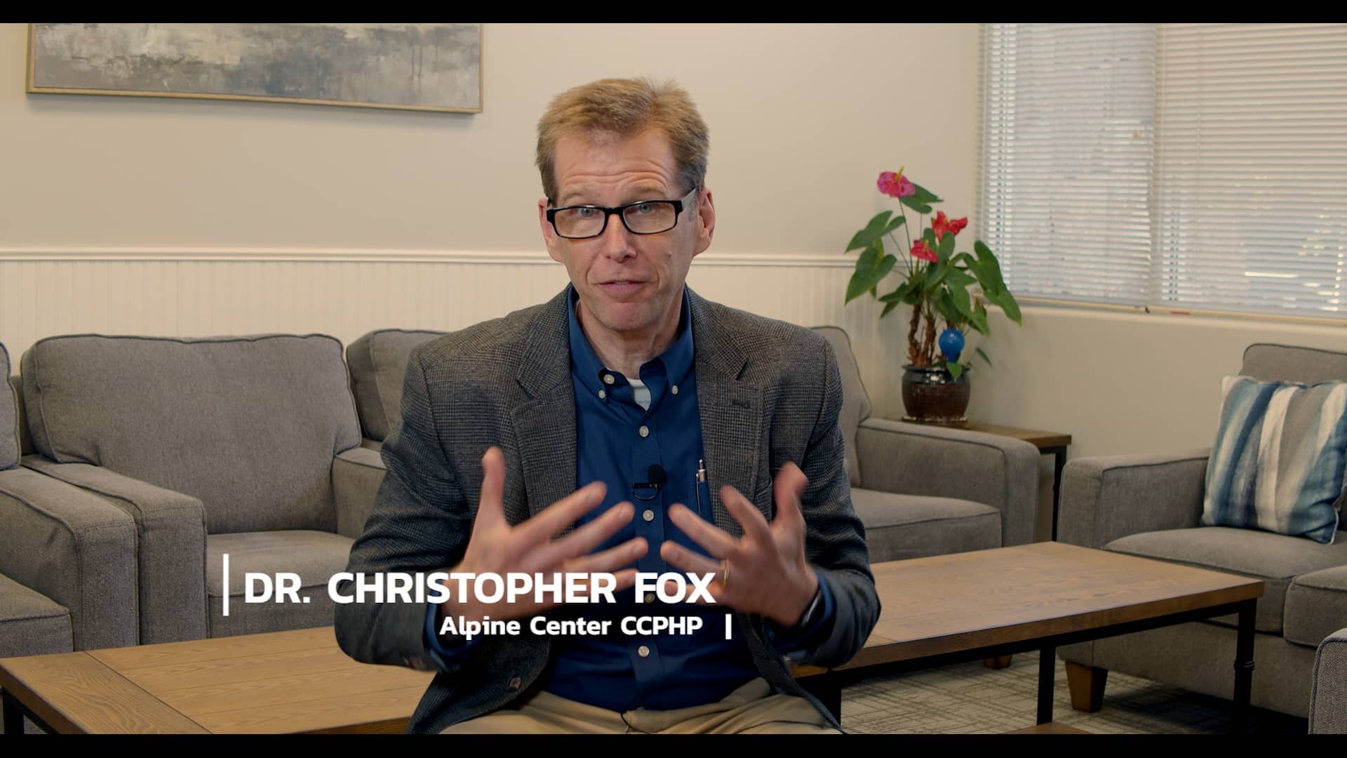 Meet Dr. Christopher R. Fox and NP, Sarah Sato, at the Alpine Center on Vimeo