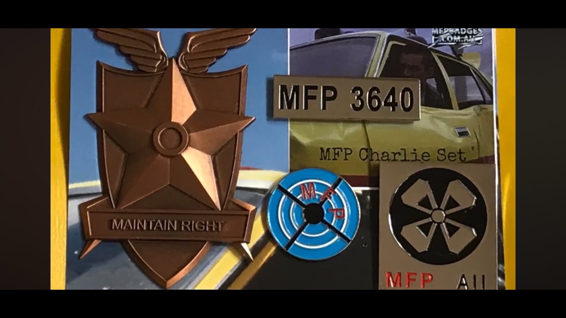 Mad Max Badges - Main Force Patrol - MFP - Badges