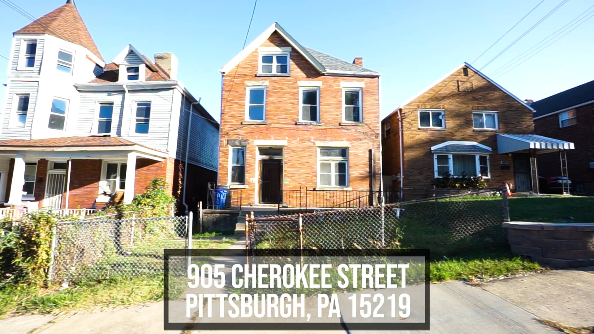 905 Cherokee Street, Pittsburgh, PA 15219 on Vimeo