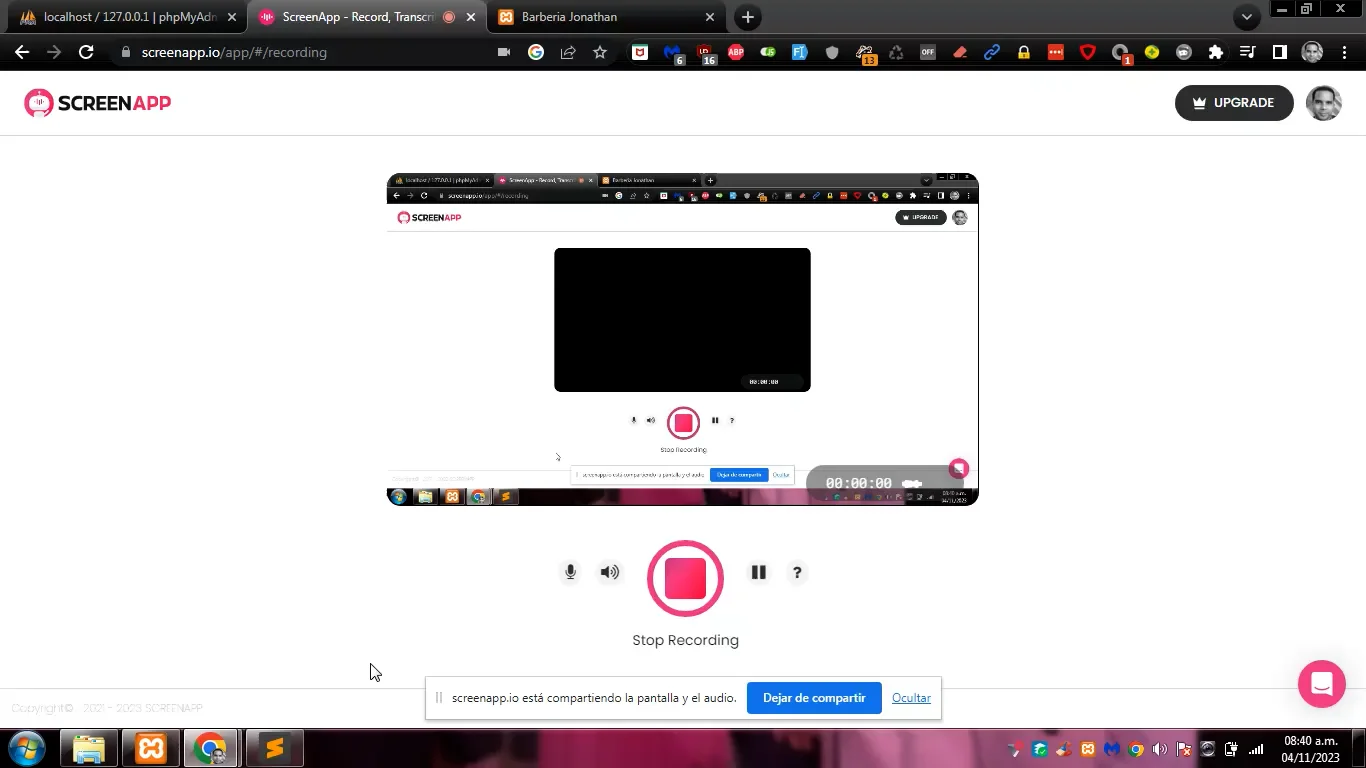 sistema de reservaciones para barberia php mysql on Vimeo