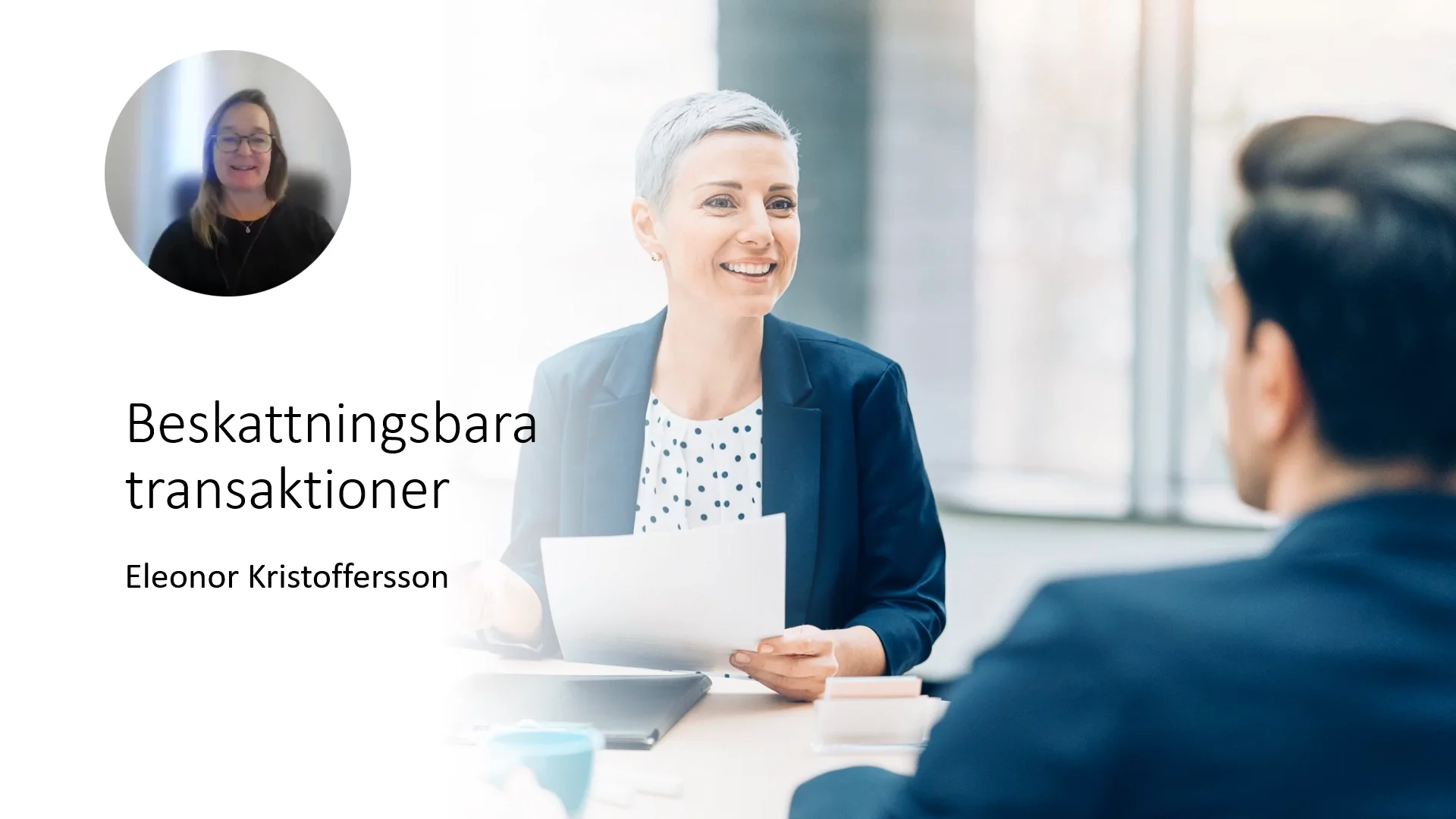 Beskattningsbara transaktioner