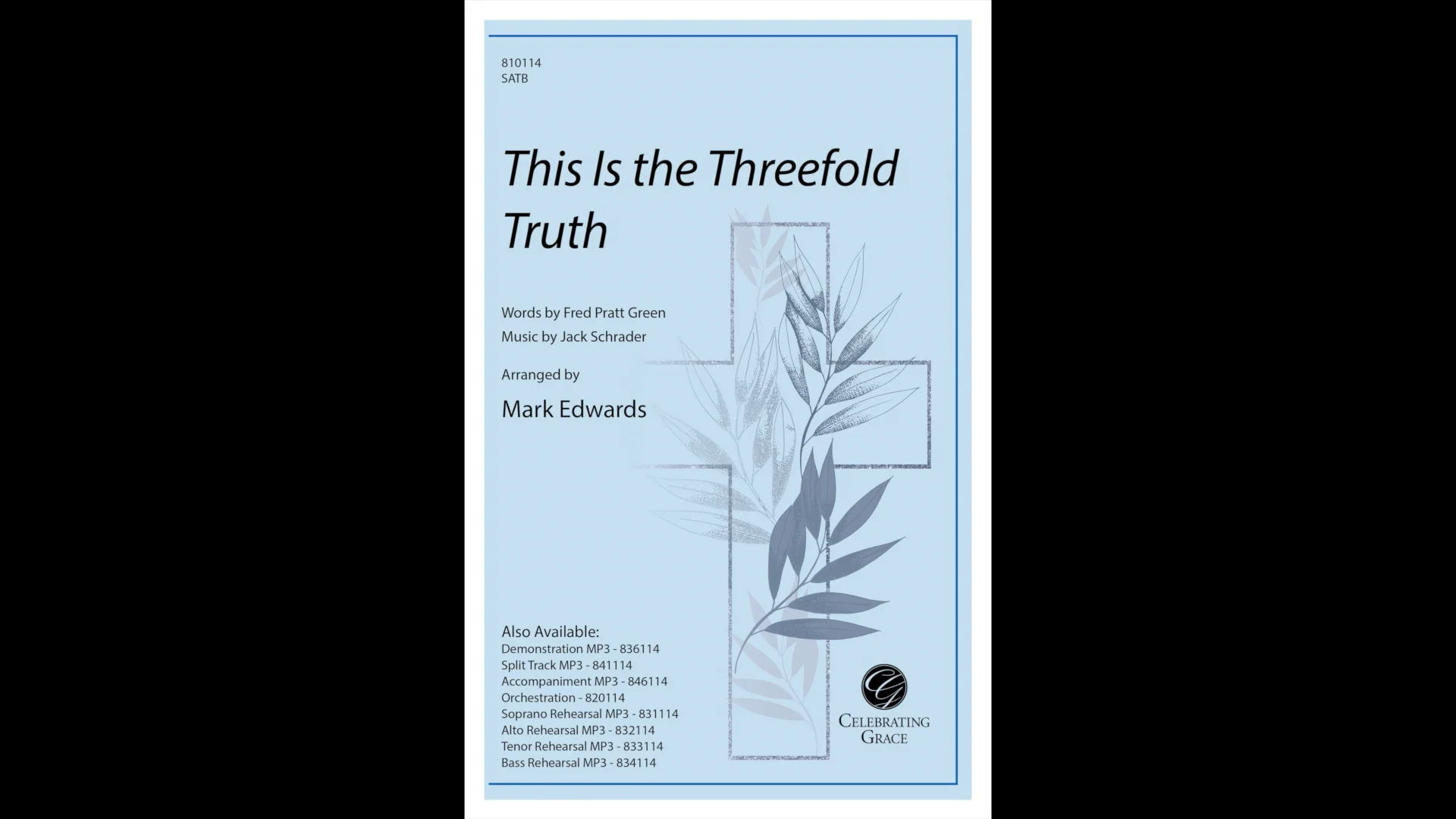 Sample: “This Is the Threefold Truth” from Celebrating Grace on Vimeo