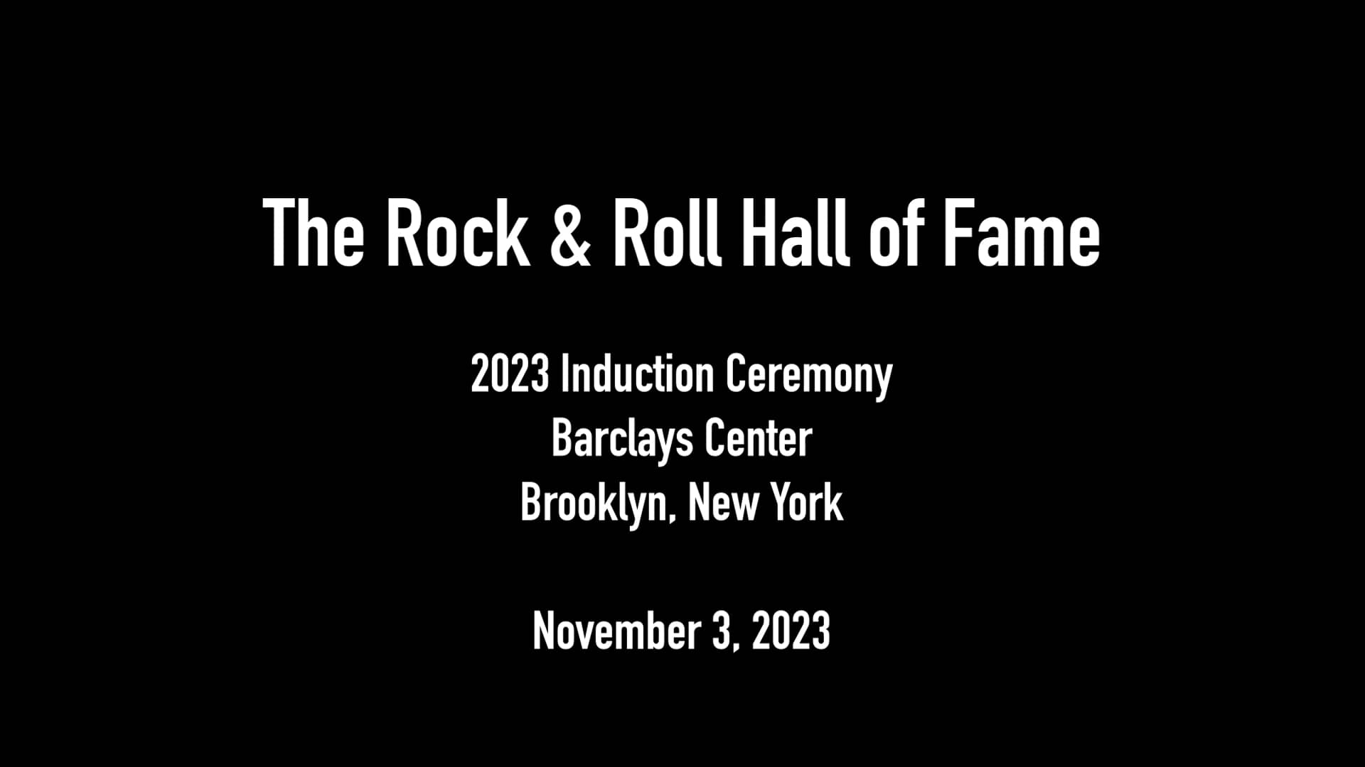 EJS Goes to the 2023 R&R Hall of Fame Ceremony on Vimeo