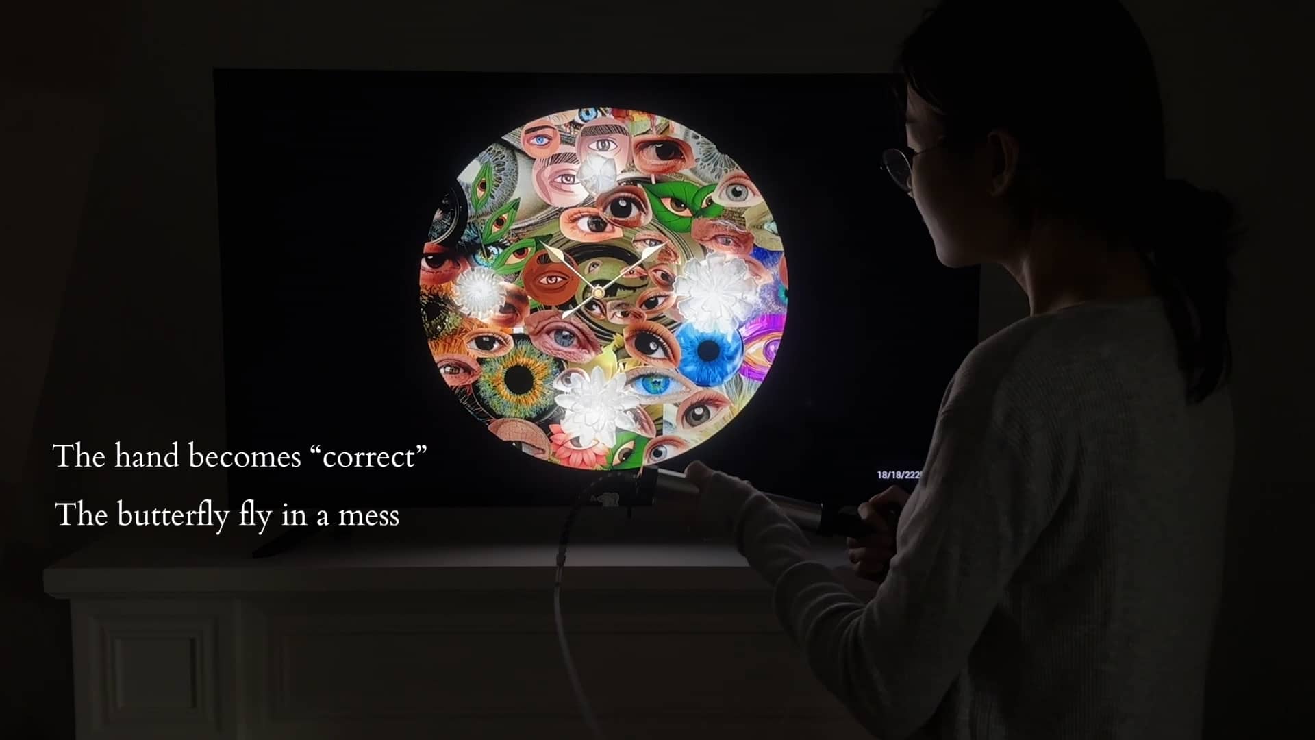 Social clock interactive installation on Vimeo