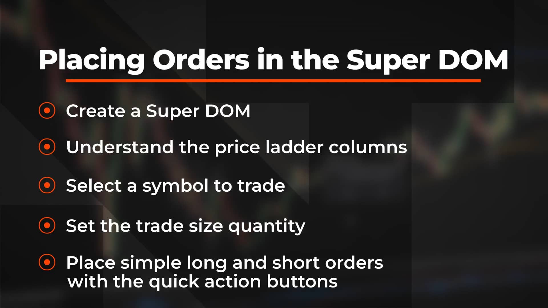 Placing Orders in the Super DOM on Vimeo