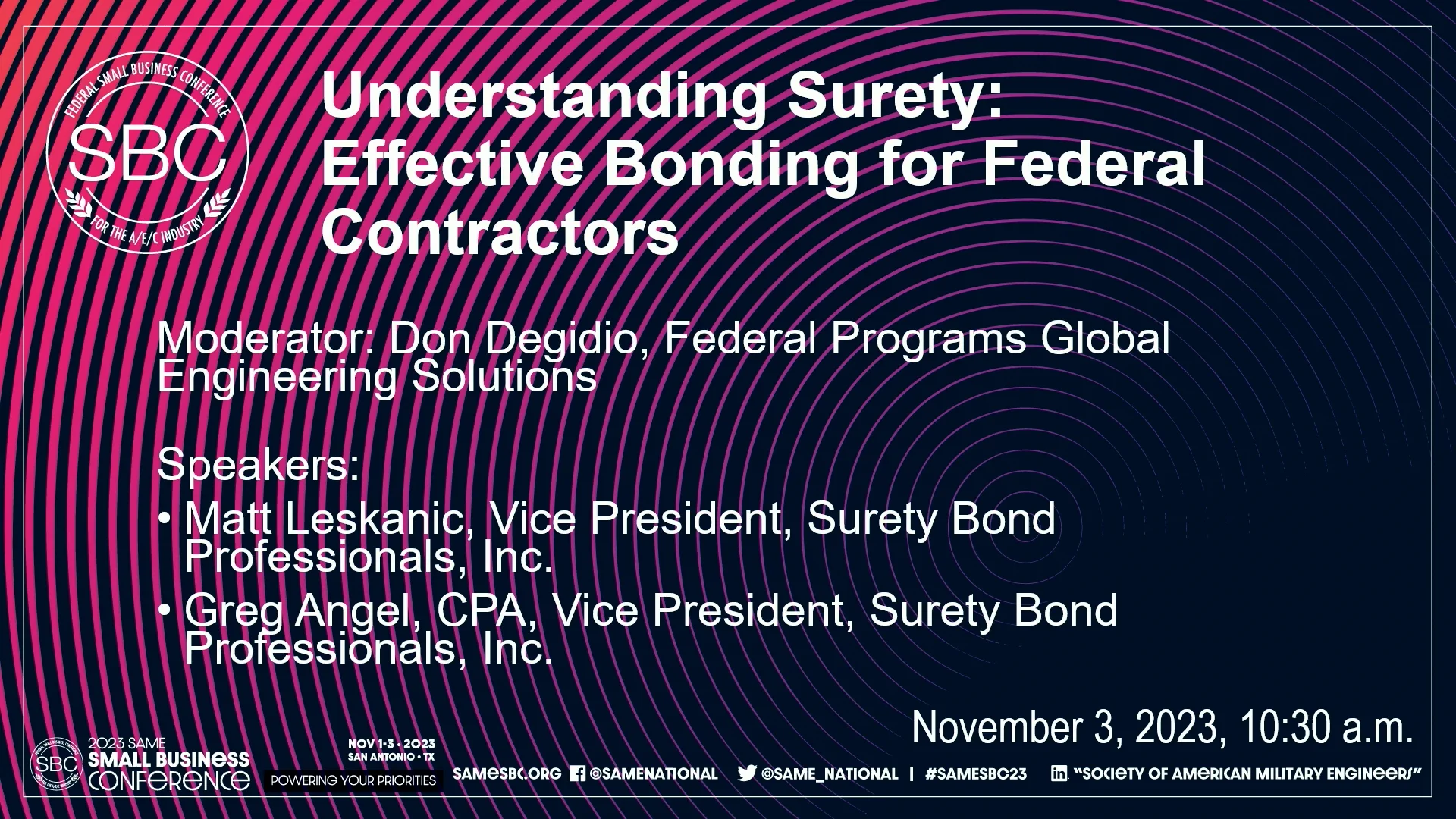 1030 am_Understanding Surety Effective Bonding for Federal Contractors ...