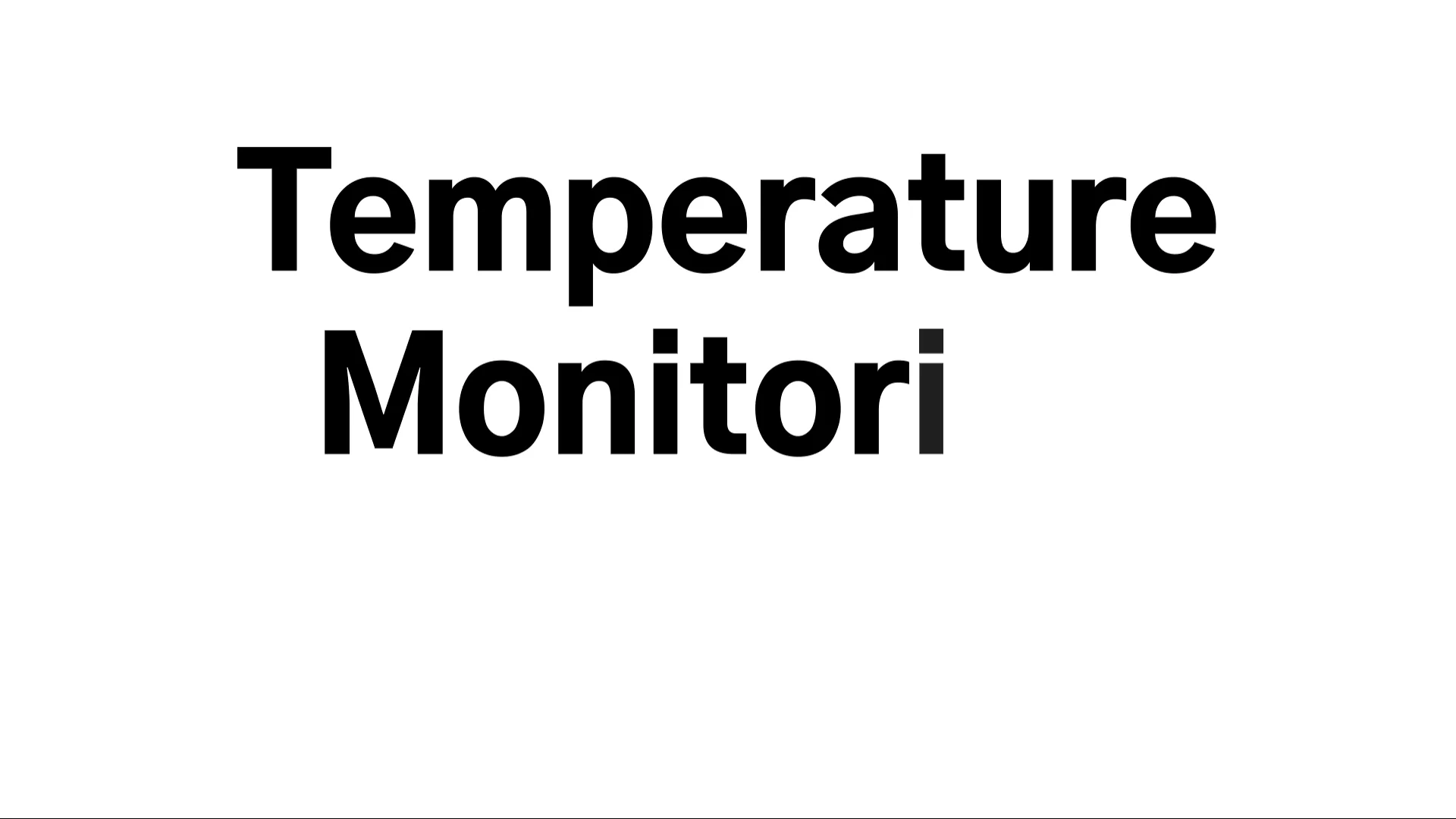 Applications de surveillance de la température on Vimeo