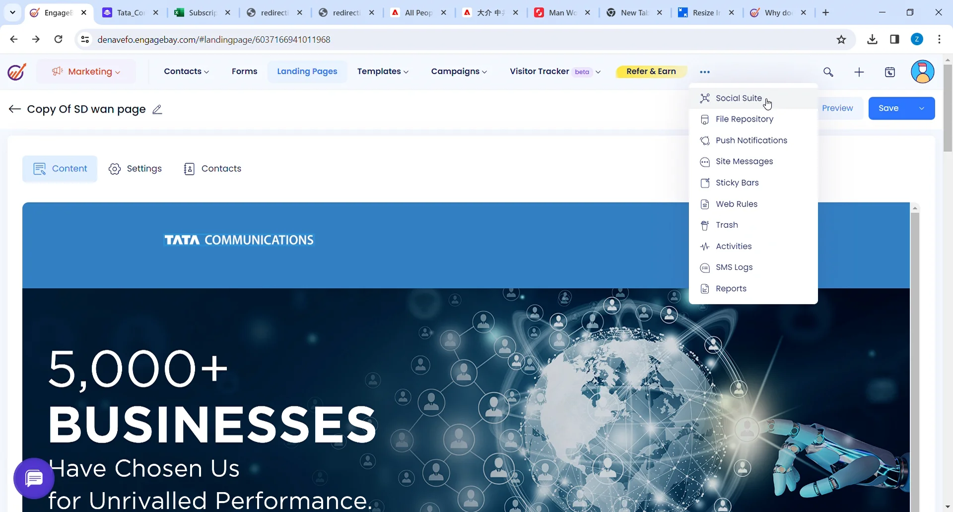 EngageBay CRM - Dashboard - Google Chrome 2023-11-06 16-00-27