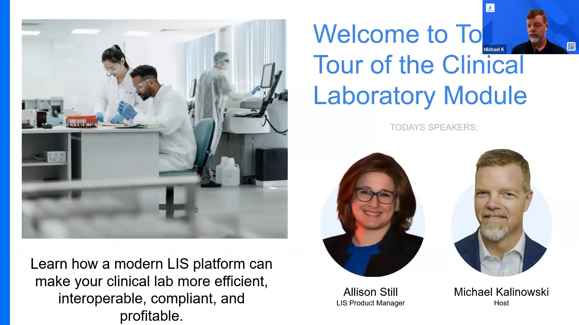 Webinar Tour of LigoLab's Clinical Laboratory Module